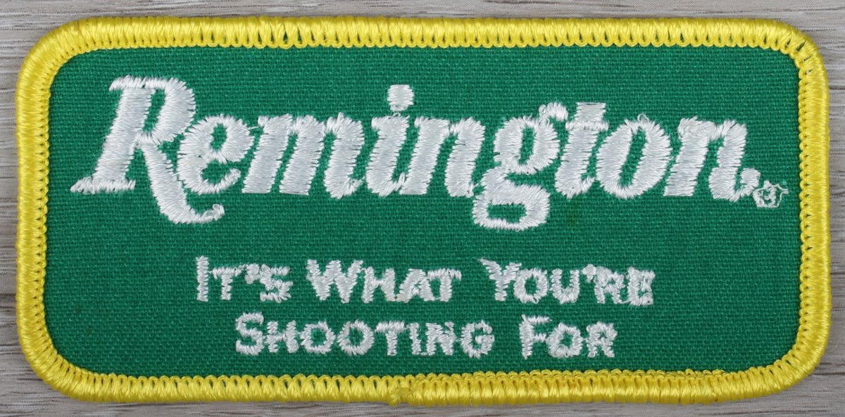 Vintage Remington It's What You're Shooting For Patch – COLD CREEK HAT CO.