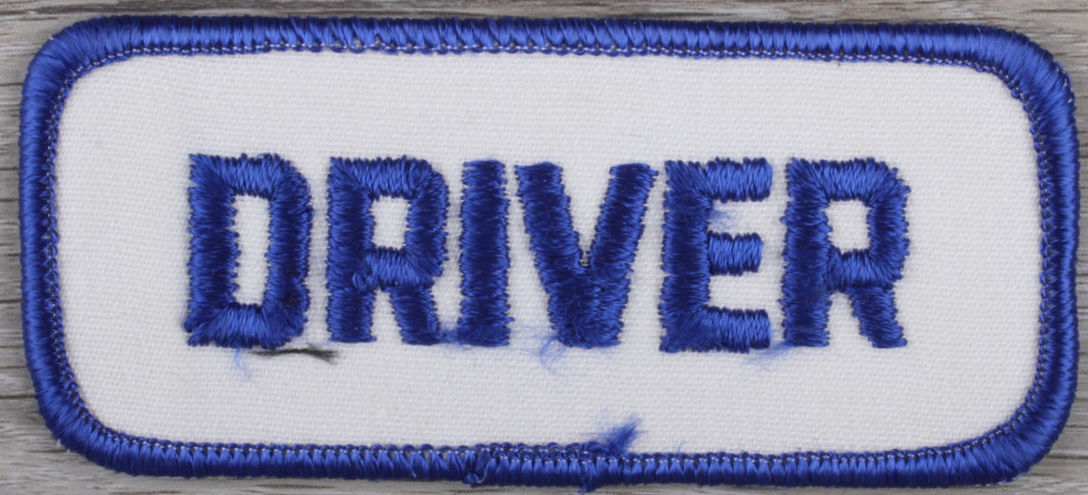 Vintage Blue & White Driver Patch – COLD CREEK HAT CO.