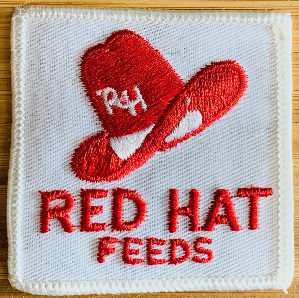 Vintage Red Hat Feeds Patch – COLD CREEK HAT CO.